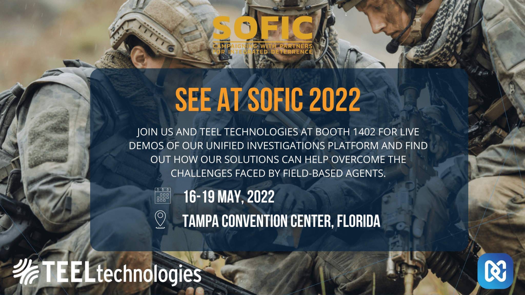 SOFIC, Tampa Florida (16-19 May 2022) - Detego Global