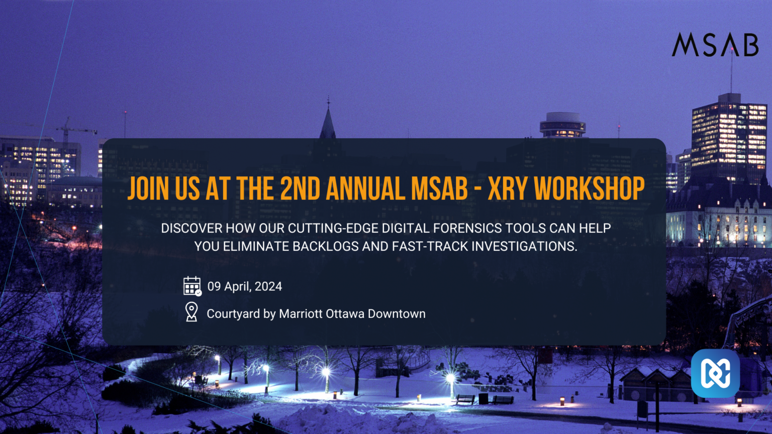 The 2nd Annual MSAB – XRY Workshop in Canada (09 April 2024) - Detego ...
