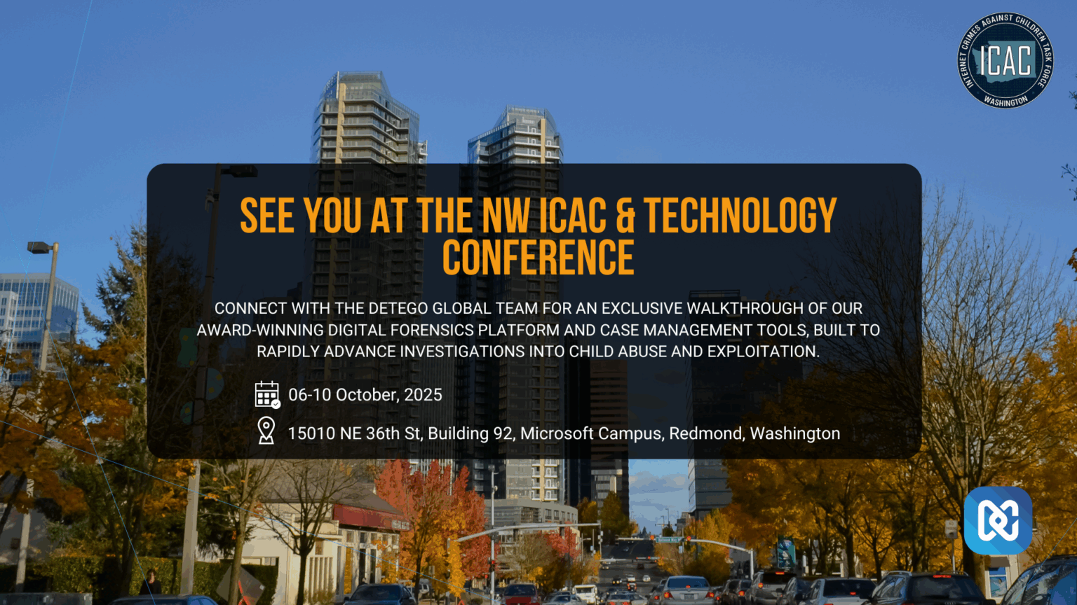 The 2025 NW ICAC & Technology Conference in Washington (06-10 October 2025) - Detego Global